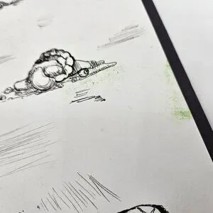 Handmade | Art | Alien Supreme Overload Monster Street Sketch Art Black ...